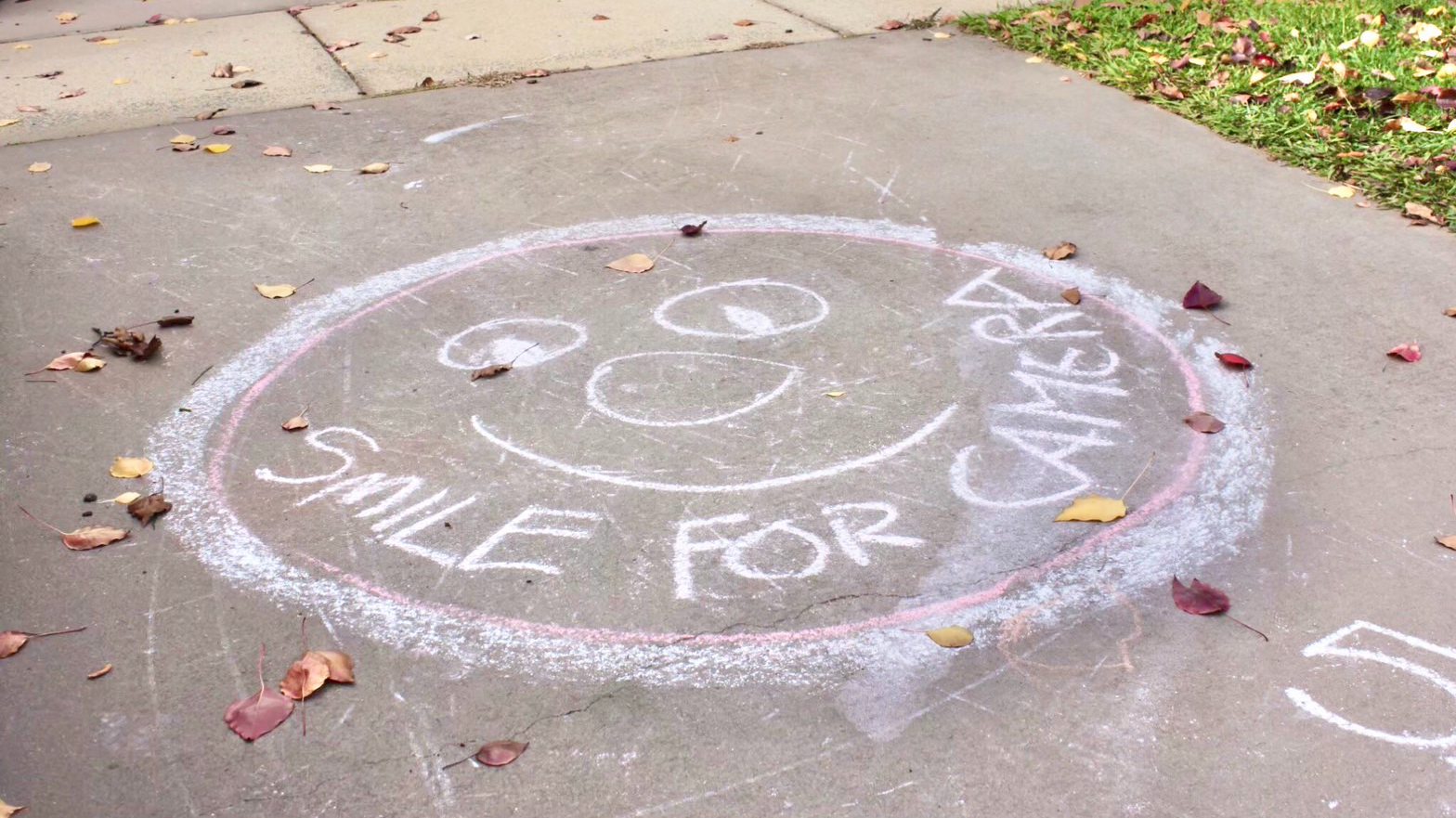 How a simple chalk drawing can create the most welcoming street ...