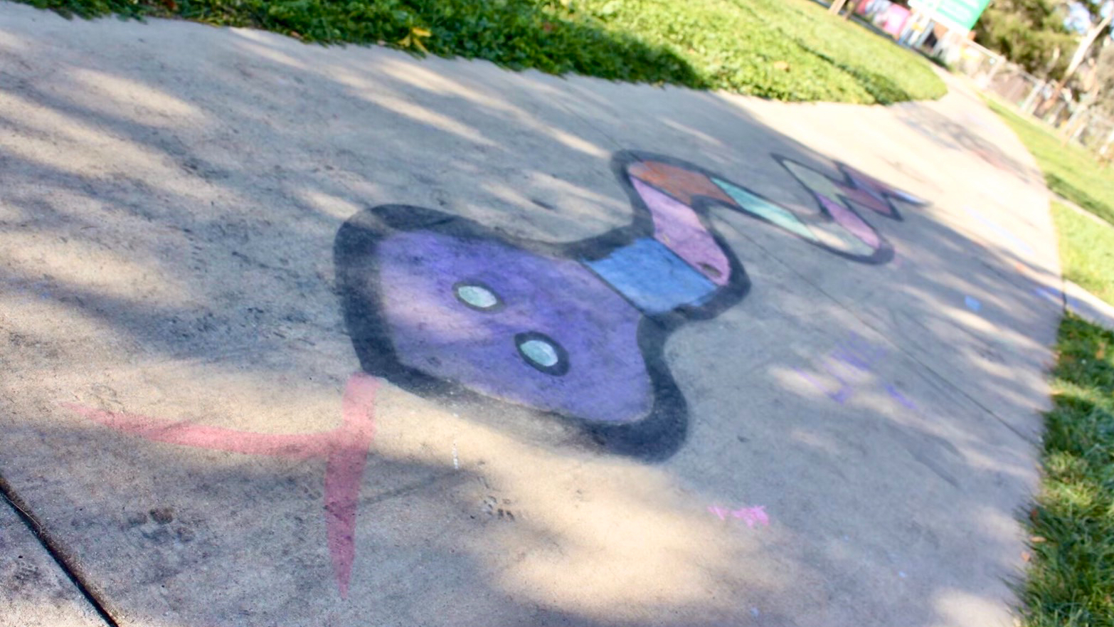 How a simple chalk drawing can create the most welcoming street ...
